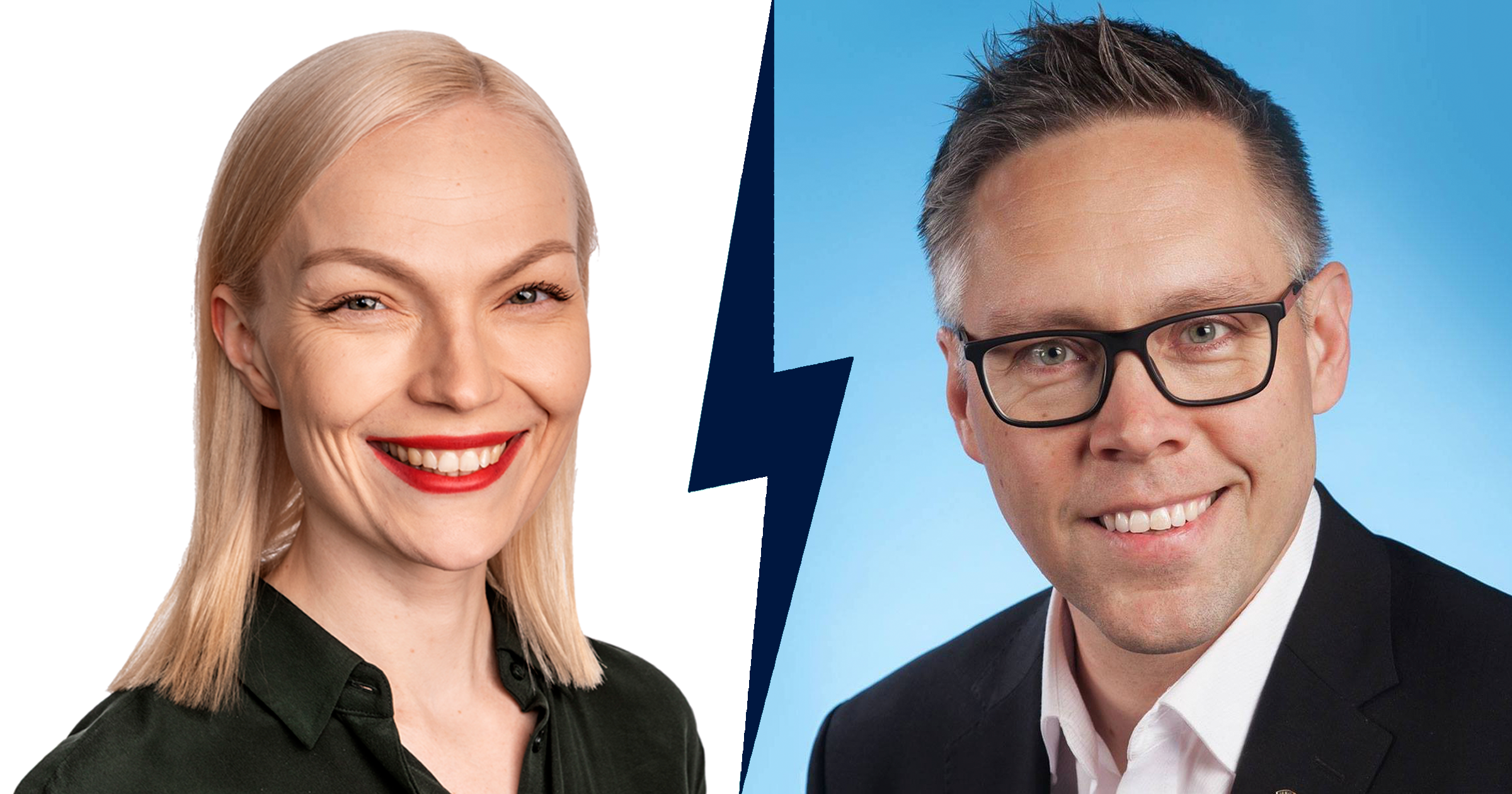 Minja Koskela ja Jocka Träskbäck ovat eri mieltä lähes kaikesta ...